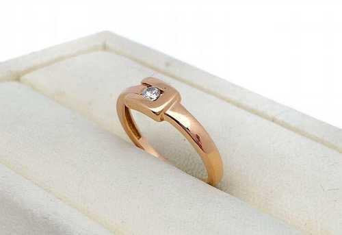 Золотое кольцо с камнем 585пр. размер: 15,9