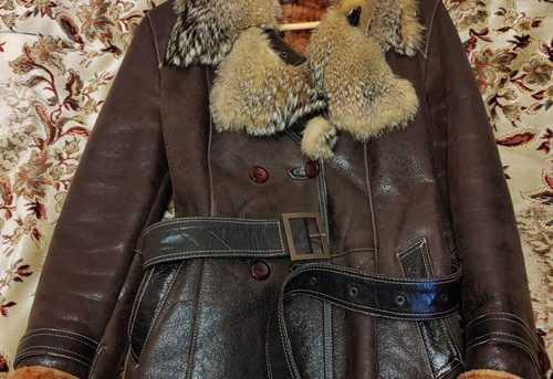 Дублёнка, куртка, пальто натуральная женская