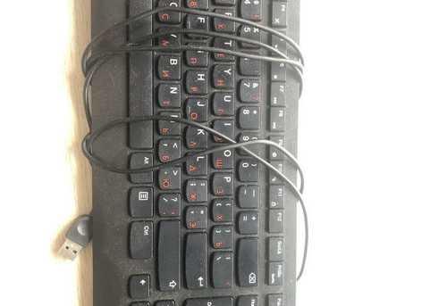 Клавиатуры Logitech k120 и Lenovo