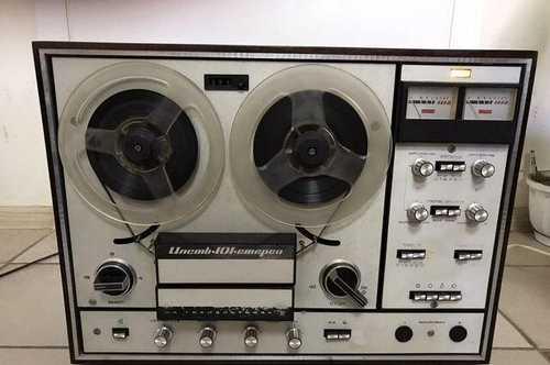 Катушечный магнитофон илеть-101 стерео. 1977г