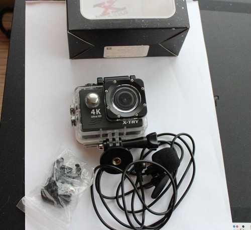 Экшн-камера X-TRY XTC180 4K, WiFi, черный