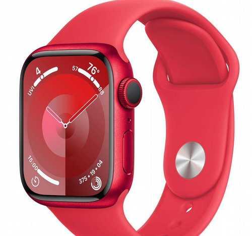 Apple Watch Series 9 41 мм M/L 160-210 GPS красный