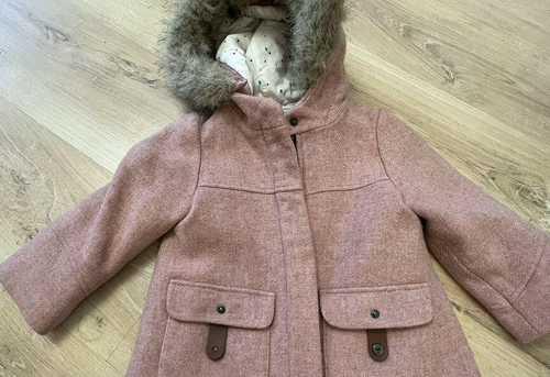 Пальто для девочки Zara/ Carters 3-4 года