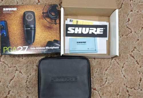 Продам микрофон Shure PGA27