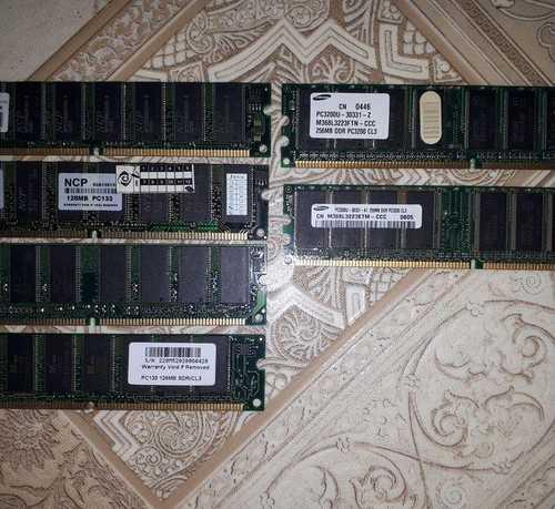 Оперативная память, озу, SDR sdram, DDR sdram