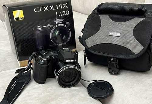 Зеркальный фотоаппарат Nikon coolpix L120