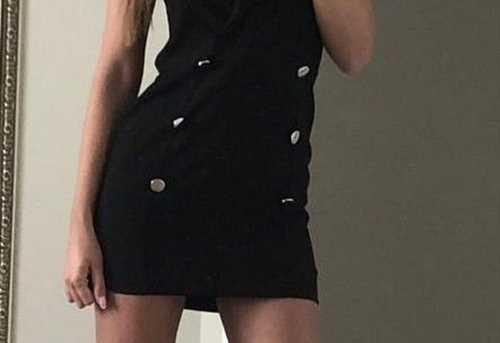 Платье-пиджак черное ASOS