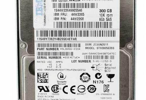Жесткий диск IBM 44W2265 300Gb 10000 SAS 2,5" HDD