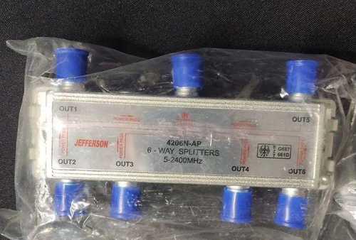 Делитель тв сигнала 6-way splitter 4206N-AP