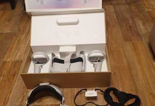 Oculus Quest 2 64gb + сумка и доп. крепление