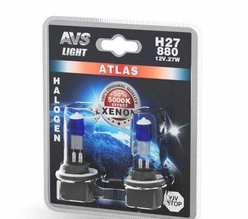 Лампа галогенная AVS atlas /5000К/ H27/880 12V.27W