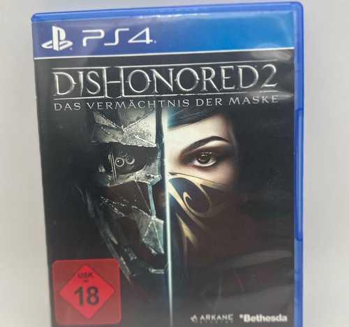 Игра Dishonored 2 (PS4, английская версия)