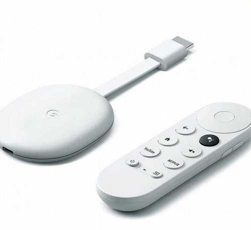 Медиаплеер Google Chromecast HD c Google TV, белый