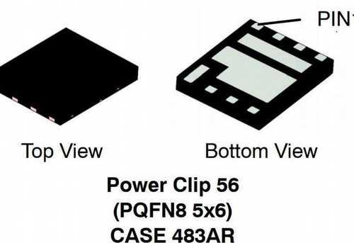 Микросхема fdpc5030SG Dual N-Channel MOSFET 30V 5
