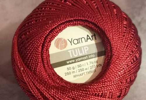Пряжа YarnArt Tulip. Цвет 422 бордо (5 мотков)