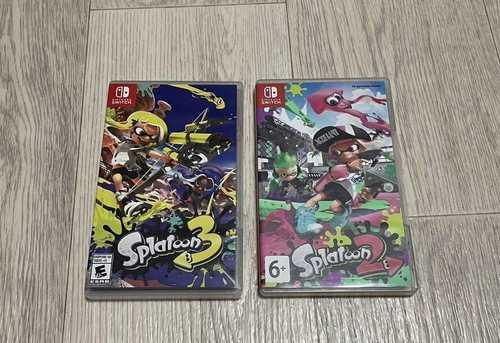 Splatoon 3 и Splatoon 2 игры для Switch