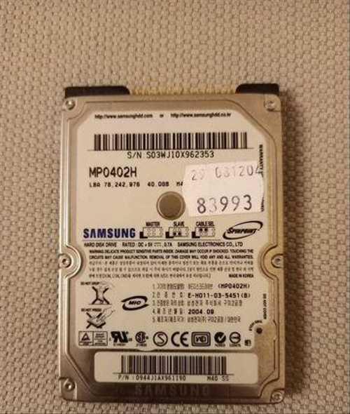 Hdd 2.5 Samsung