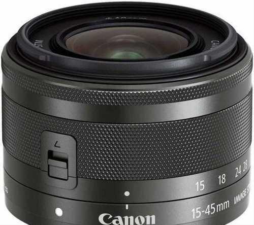 Новые Фотообъектив Canon EFM 15-45mm f/3.5-6.3 IS