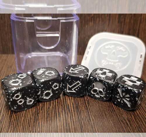 Кубы Necromunda Delaque dice set Warhammer