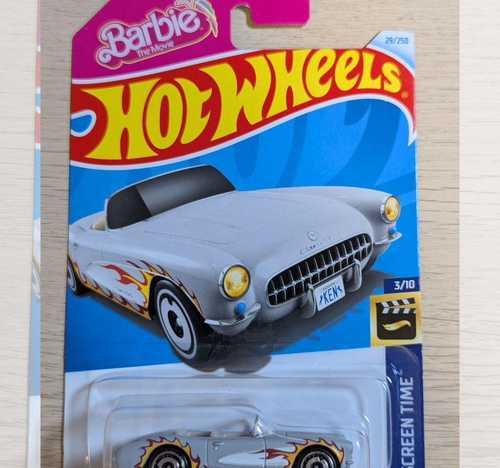 Hot Wheels Corvette (Barbie) (Серый)