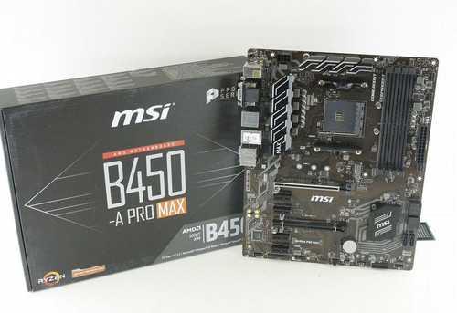 Материнская плата (AM4) MSI B450-A PRO MAX