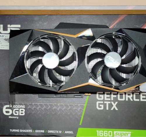 Видеокарта Asus GTX 1660 super OC 6GB gddr6