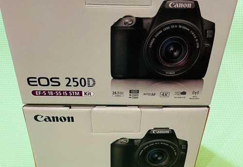 Canon Eos 250d kit 18-55mm is stm новый-гарантия