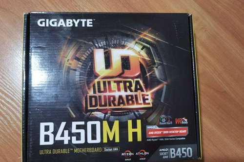 Материнская плата gigabyte B450m h