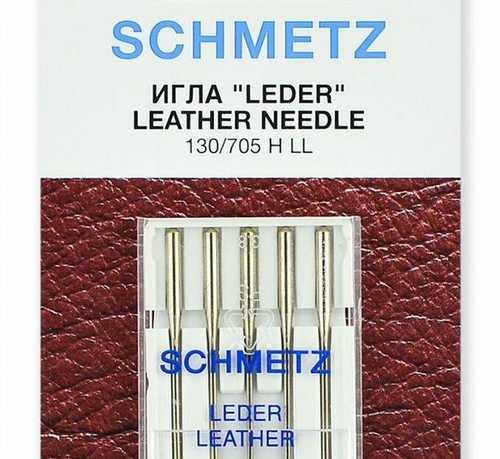 Иглы для кожи 130/705H LL № 90/14, 5 шт. Schmetz