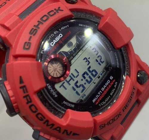 Casio G-shock GWF-1000RD-4JF burning RED