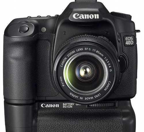 Canon 40D + BG-E2 N + 17-85mm + Speedlite 580ex