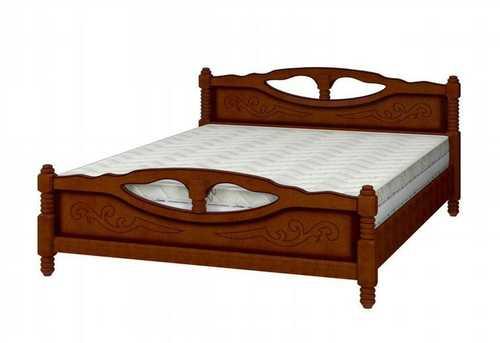 Кровать Елена-4 (массив сосны)