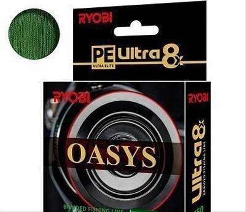 Плетеный шнур ryobi oasys Dark Green 0,50mm 150m