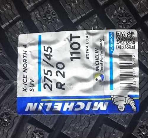 Michelin X-Ice North 4 SUV 275/45 R20 и 305/40 R20 112T