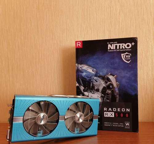 Видеокарта Sapphire Nitro+ Rx 580 8gb