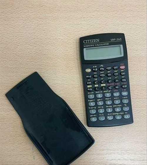 Инженерный калькулятор citizen srp-265
