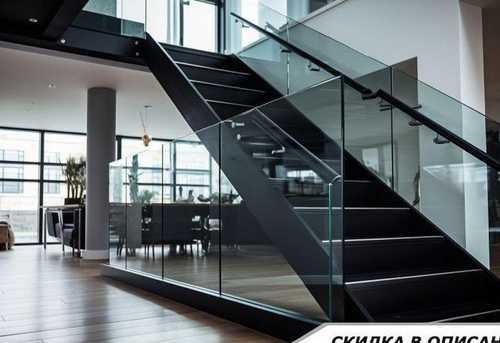 Ограждения для лестниц из стекла с гарантией