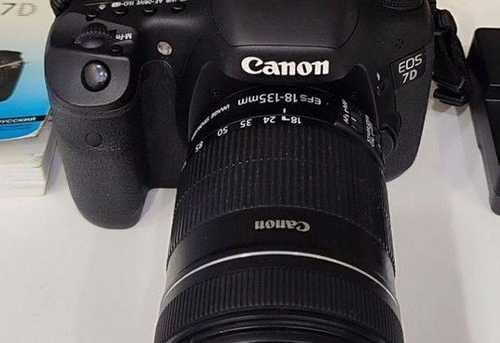 Зеркальный фотоаппарат Canon 7D + 18-135