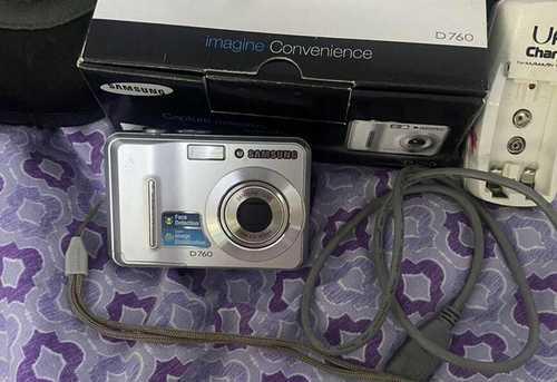 Компактный фотоаппарат samsung D760