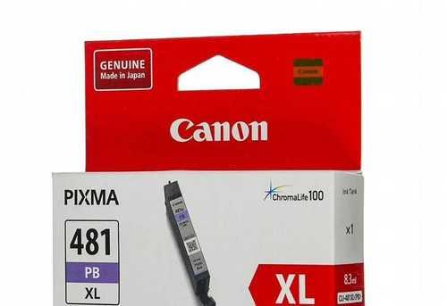 Картридж Canon CLI-481xlpb, фото голубой