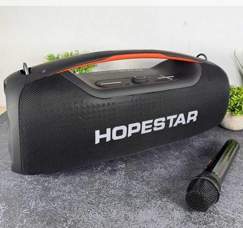 Колонка hopestar a60 100w с микрофоном новая