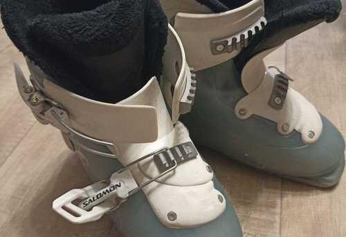 Детские горнолыжные ботинки Salomon 21-21.5 см