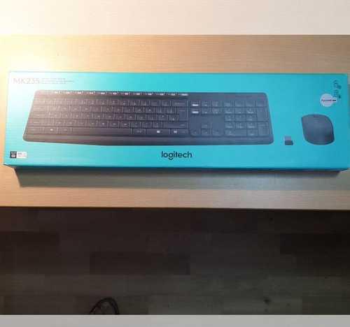 Клавиатура   мышь Logitech MK235 Wireless