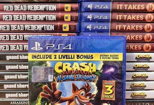 Crash Bandicoot: N.Sane Trilogy PS4 Новый Диск