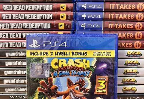 Crash Bandicoot: N.Sane Trilogy PS4 Новый Диск