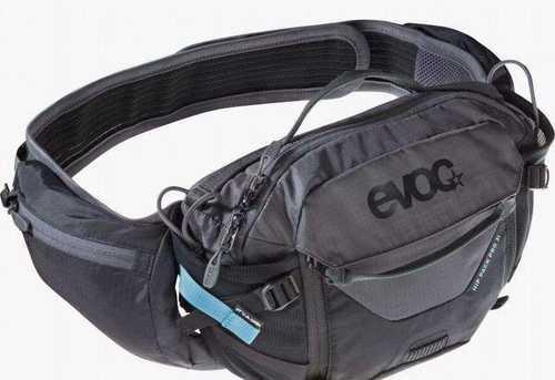 Велосипедная сумка Evoc Hip Pack Pro 3l Black/Grey