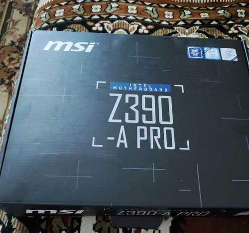 Материнская плата MSI Z390-A PRO socket 1151v2