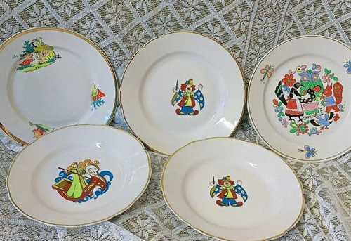 Детские тарелки СССР