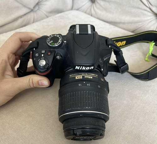 Зеркальный фотоаппарат Nikon d3200 + обьектив