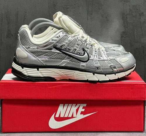 Кроссовки мужские Nike P-6000,серые